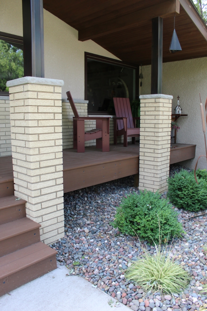 BRICK COLUMNS & DRIVEWAY IN NEW HOPE - Schahn Construction Services, LLC.